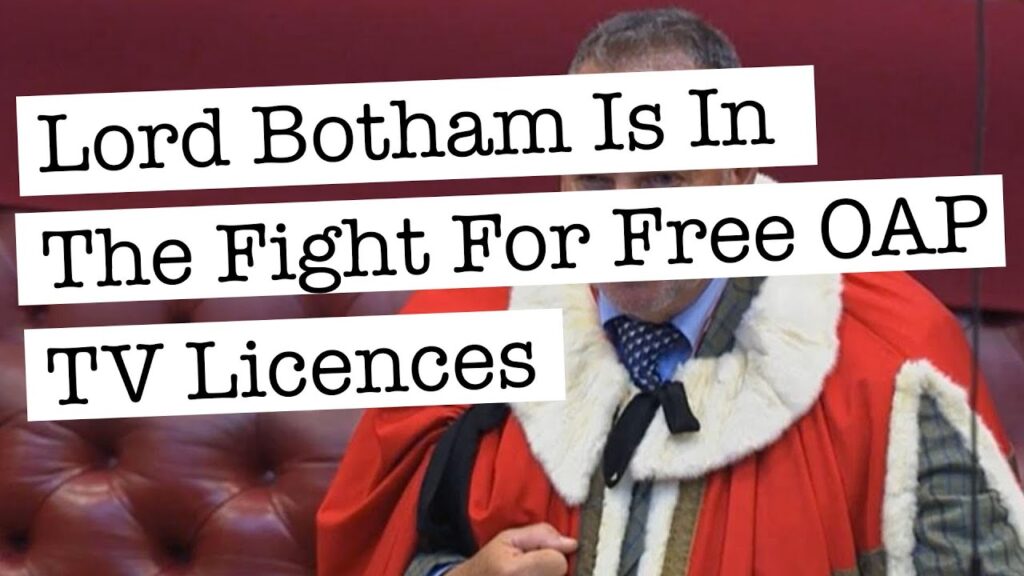 Lord Ian Botham Is In The Fight The Free OAP TV Licence - Chilli Jon Carne